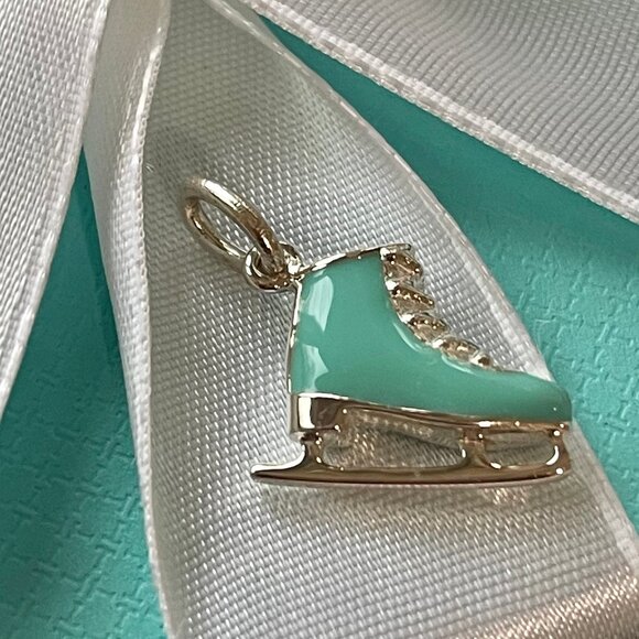 Tiffany & Co. | Jewelry | Tiffany Co Sterling Silver Blue Enamel Ice ...